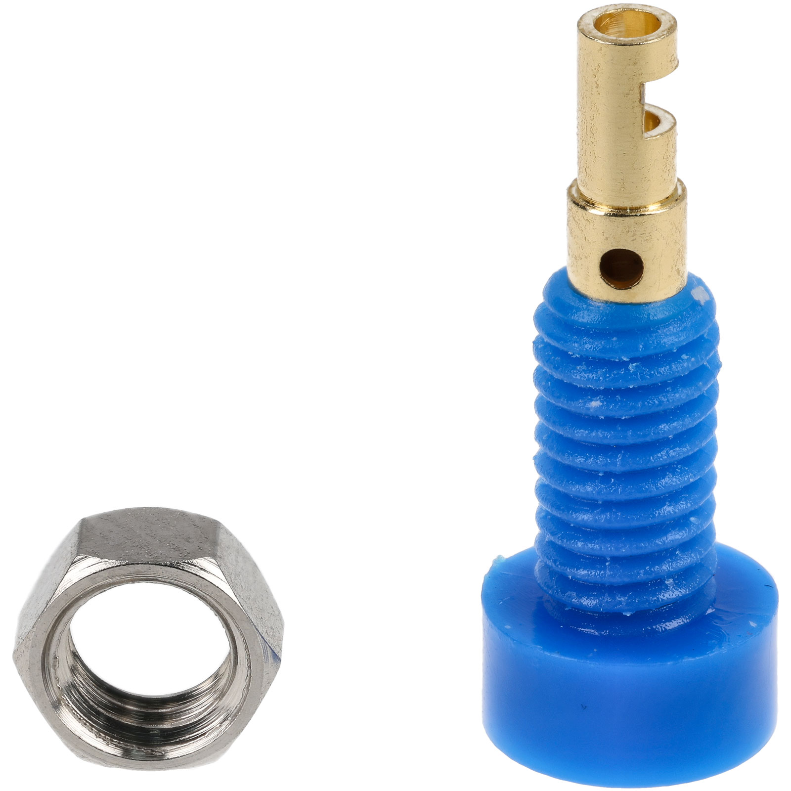 TruConnect 170588 2mm Insulated Test Socket Gold Plated Blue | Rapid Online