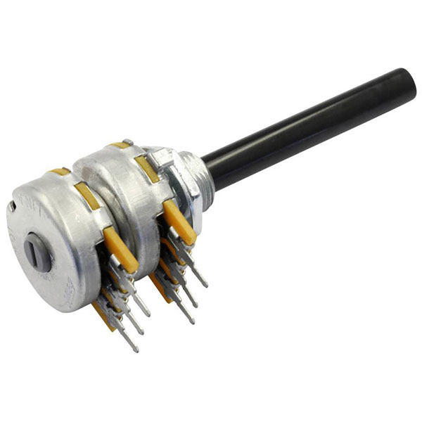 OMEG PC2G20BU Rotary Potentiometer 10 kΩ 0.4 W Single Turn Stereo ...