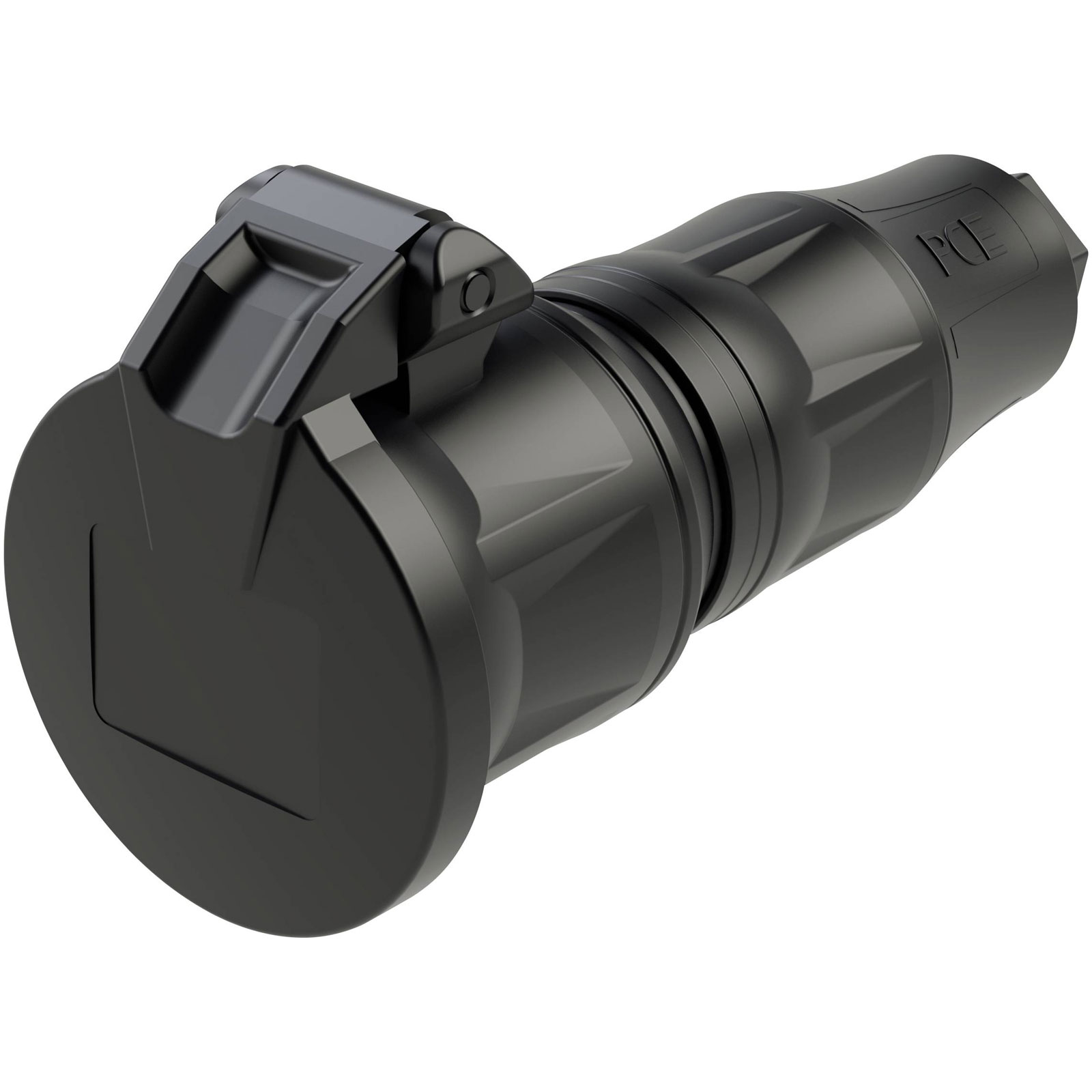 PC Electric 24712-ssc Safety mains socket Black Plastic 250V IP54 ...