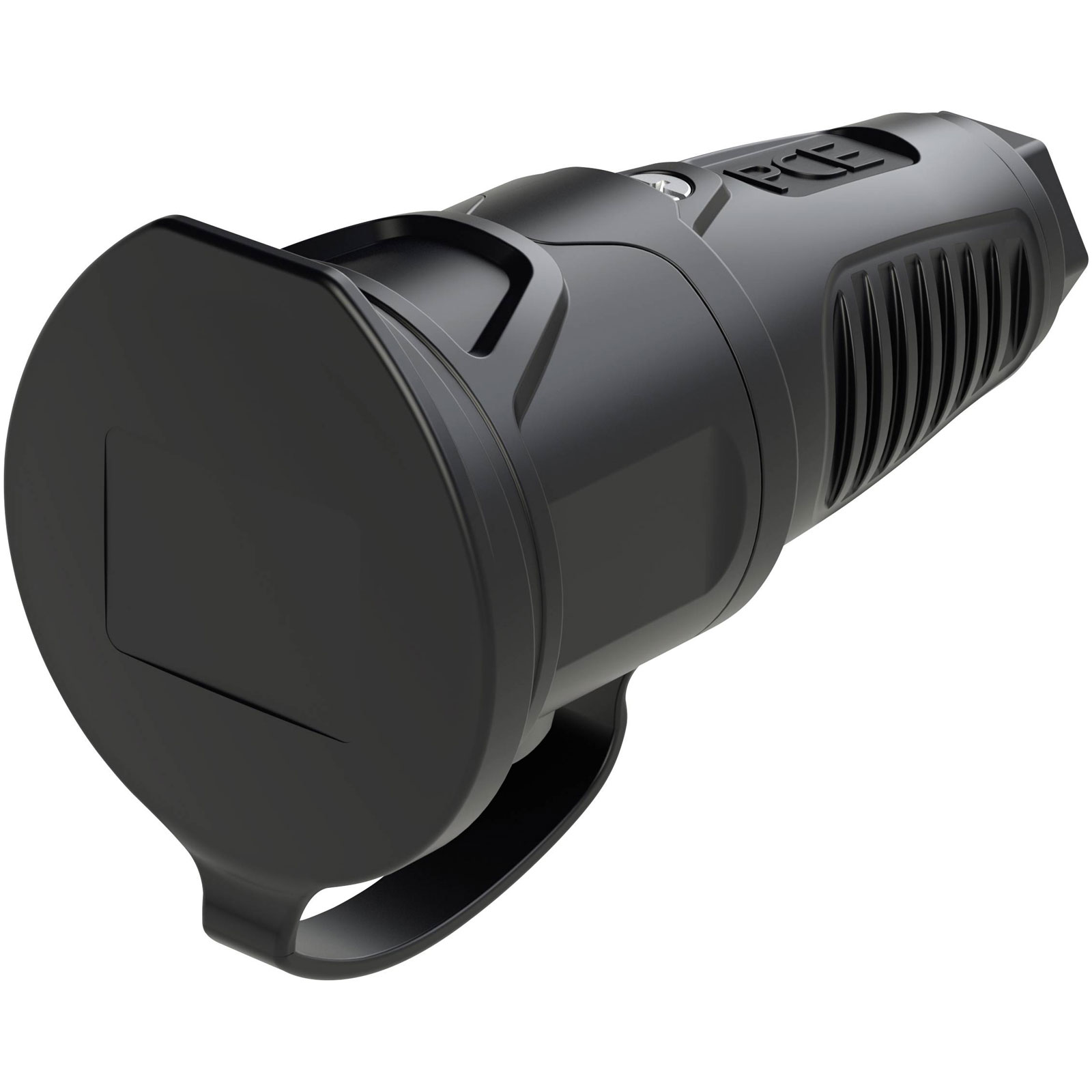 PC Electric 2521-ss Safety mains socket rubber 250V Black IP54 | Rapid ...