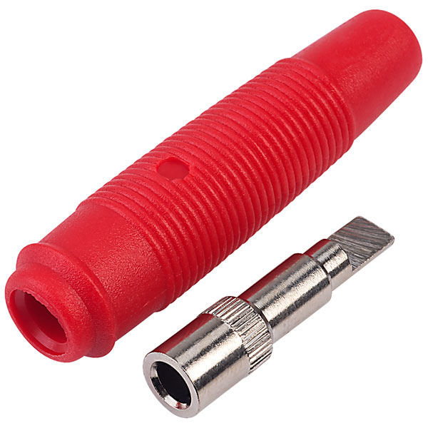 TruConnect 4mm Cable Test Socket Red | Rapid Electronics