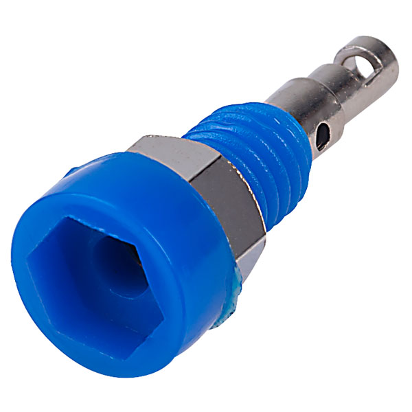 TruConnect 2mm Insulated Test Socket Blue | Rapid Electronics