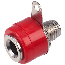 TruConnect 4mm Test Socket Red | Rapid Electronics