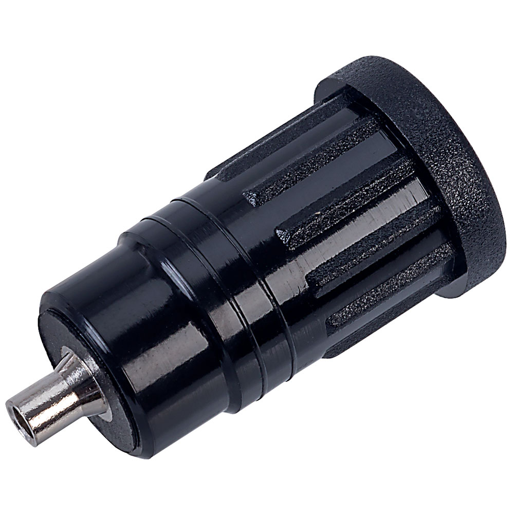 TruConnect 4mm Push Fit Shrouded Test Socket Black | Rapid Online