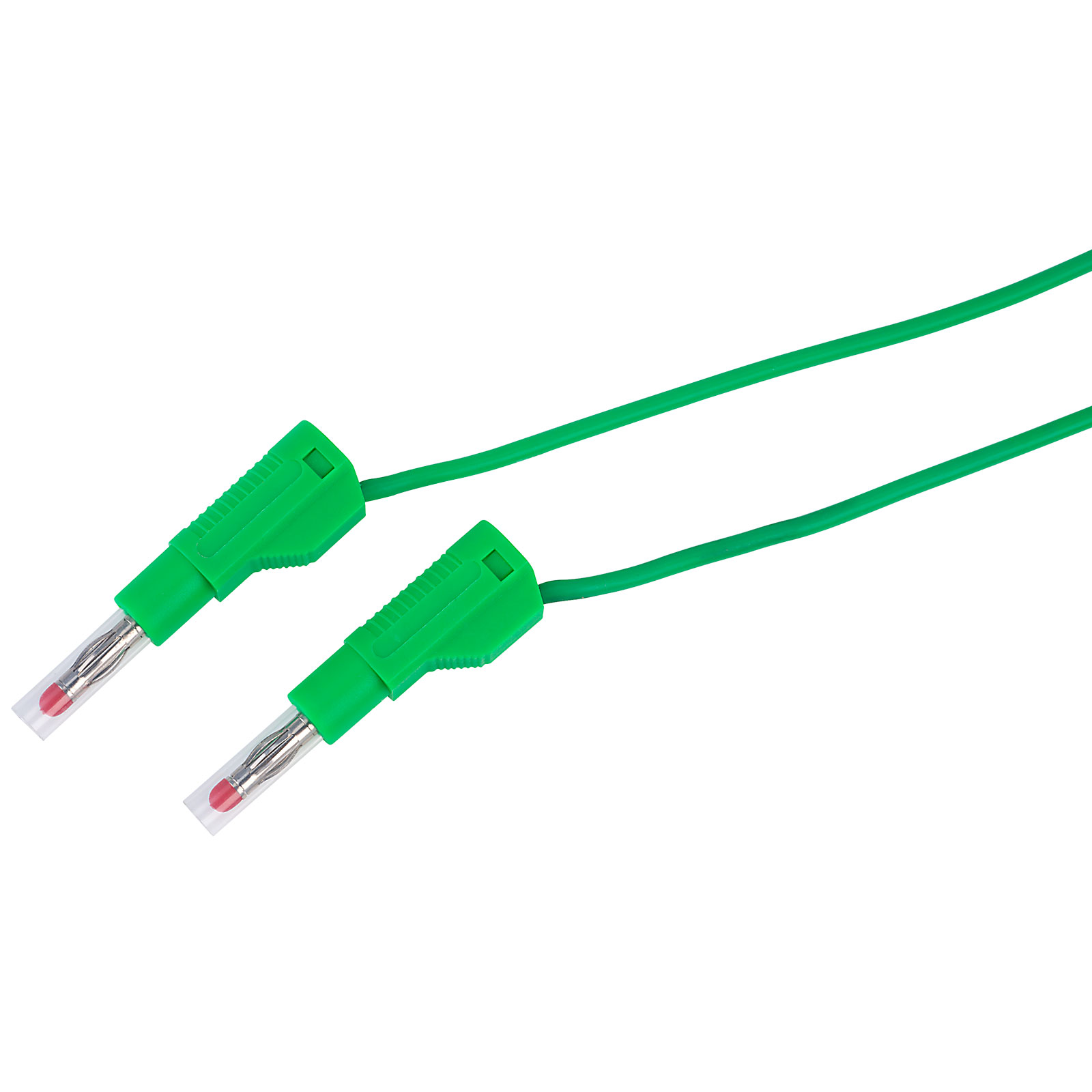 TruConnect 4mm Stackable Test Lead 110cm with Retractable Shrouds Green ...