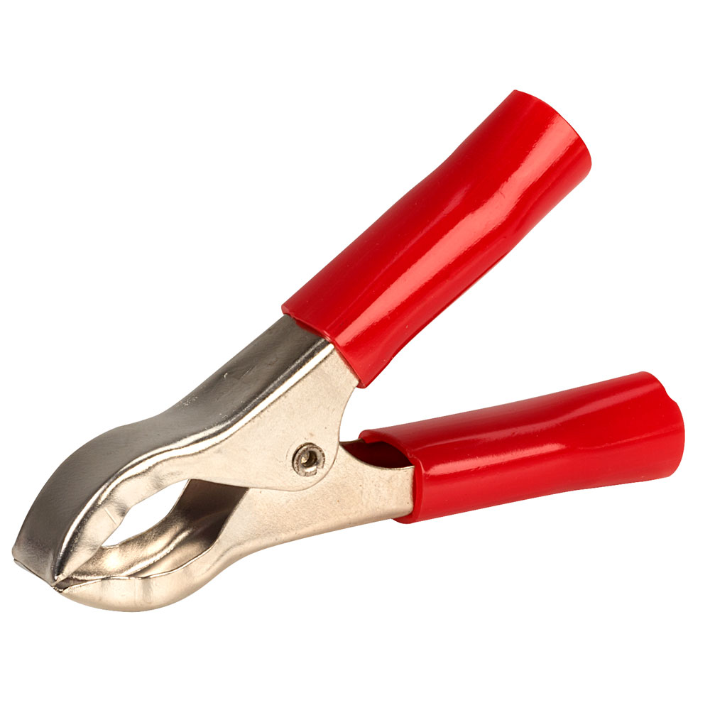 TruConnect 75mm Crocodile Clip Red | Rapid Electronics