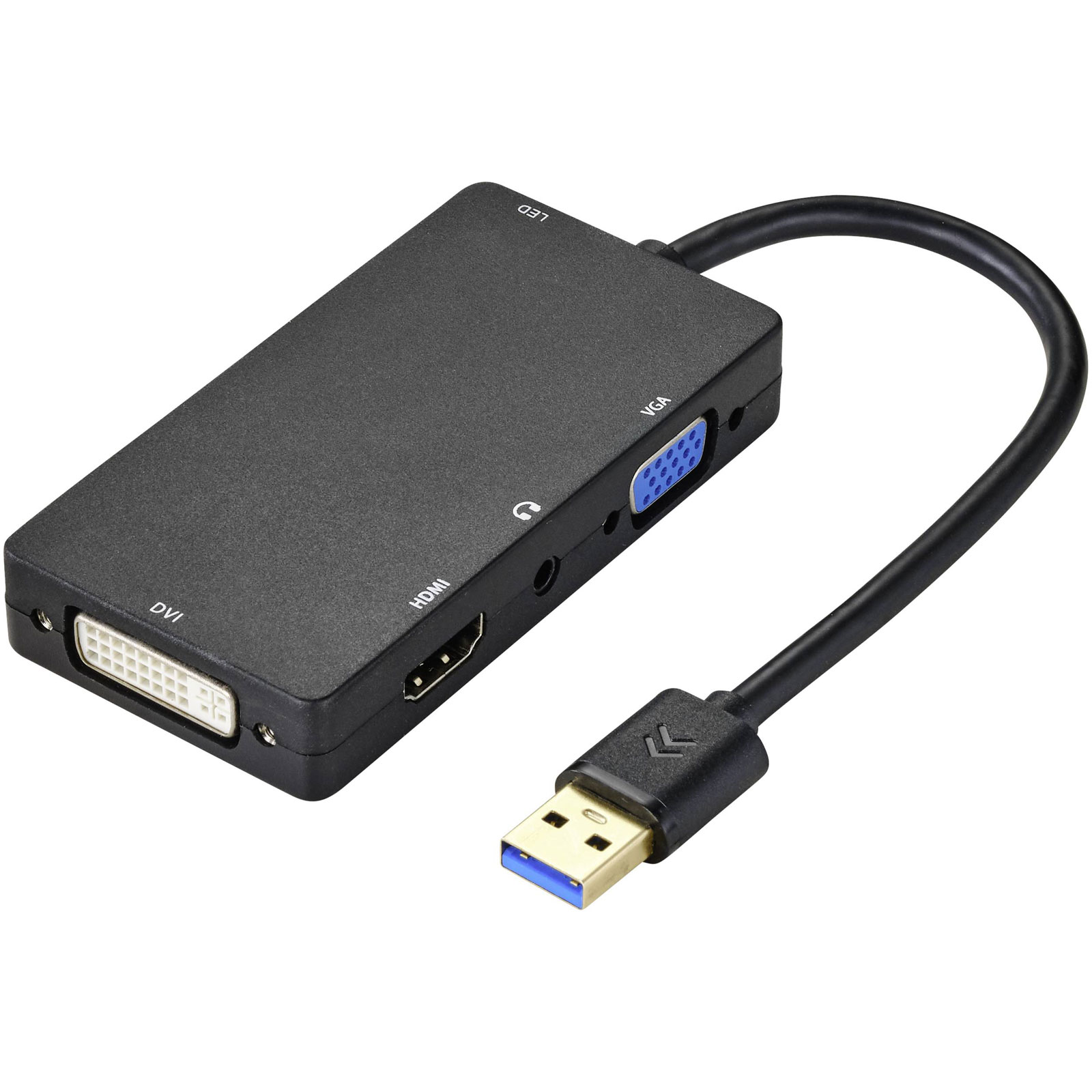 Renkforce Rf-4755602 External Graphics Card USB 3.2 HDMI DVI VGA ...