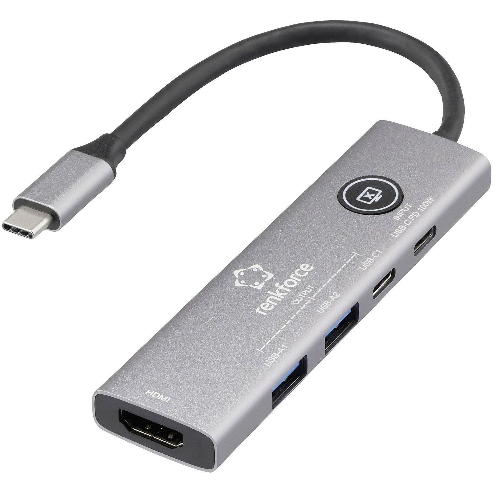 Renkforce Rf-6797972 Docking Station USB-C Powered Universal Displays ...