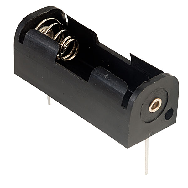 TruPower 51-1P Battery Holder 1x N PCB Pins | Rapid Electronics