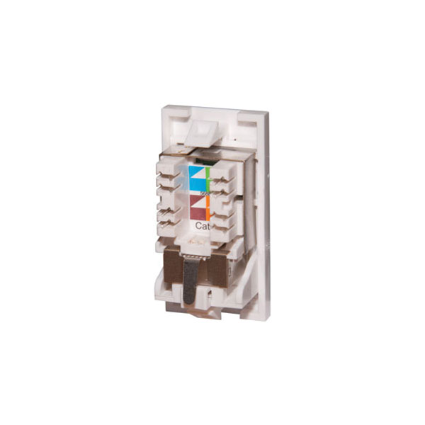 Connectix 008-001-000-30 Cat5e FTP Rj45 Euro Module | Rapid Online