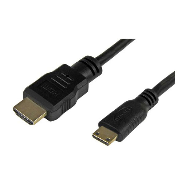 StarTech HDMIACMM1 300mm High Speed HDMI Cable & Ethernet To Mini HDMI ...