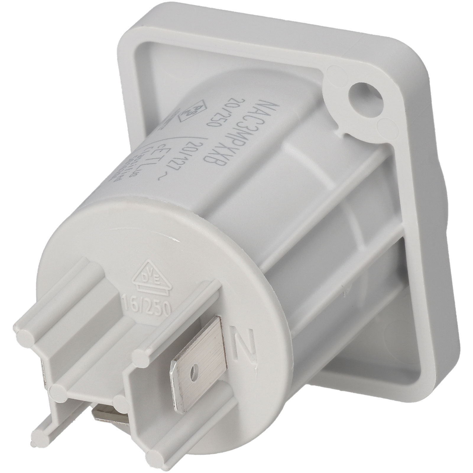 Neutrik NAC3MPXXB B Type Locking Mains Socket | Rapid Online