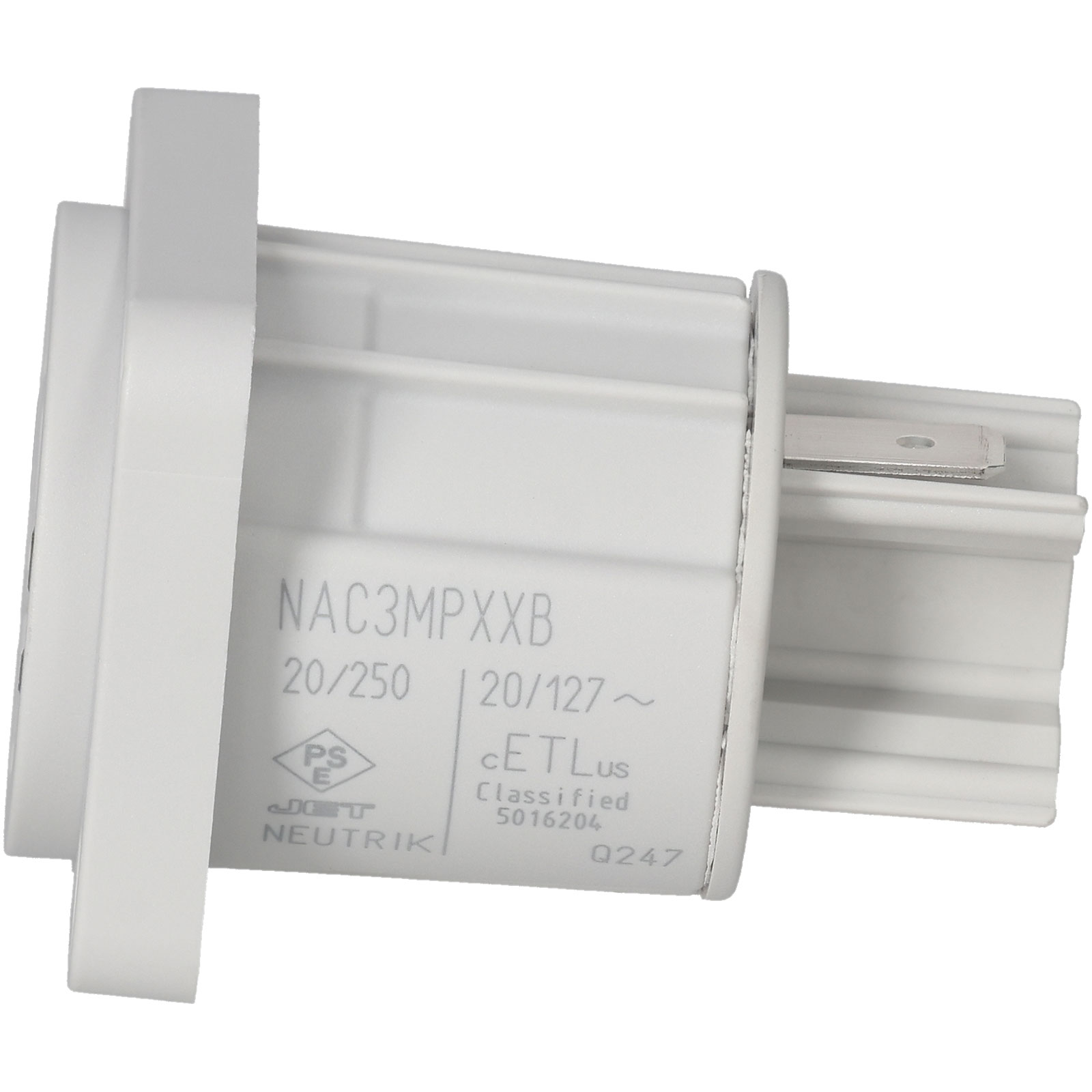 Neutrik NAC3MPXXB B Type Locking Mains Socket | Rapid Online
