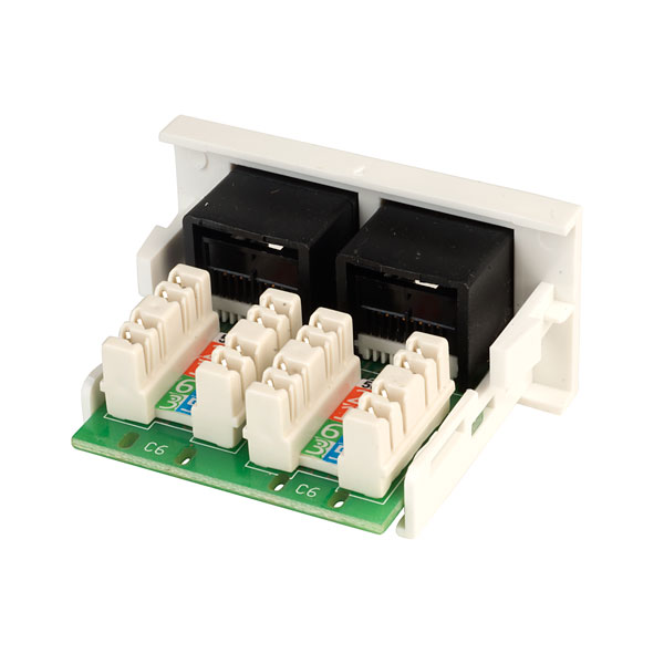 Conec2 CLB50-88K-C6 50mm 2 x CAT6 to Krone IDC Block | Rapid Online