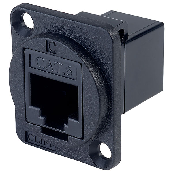 Cliff CP30222 XLR Feedthrough UTP Cat6 RJ45 to RJ45 CSK Hole | Rapid ...