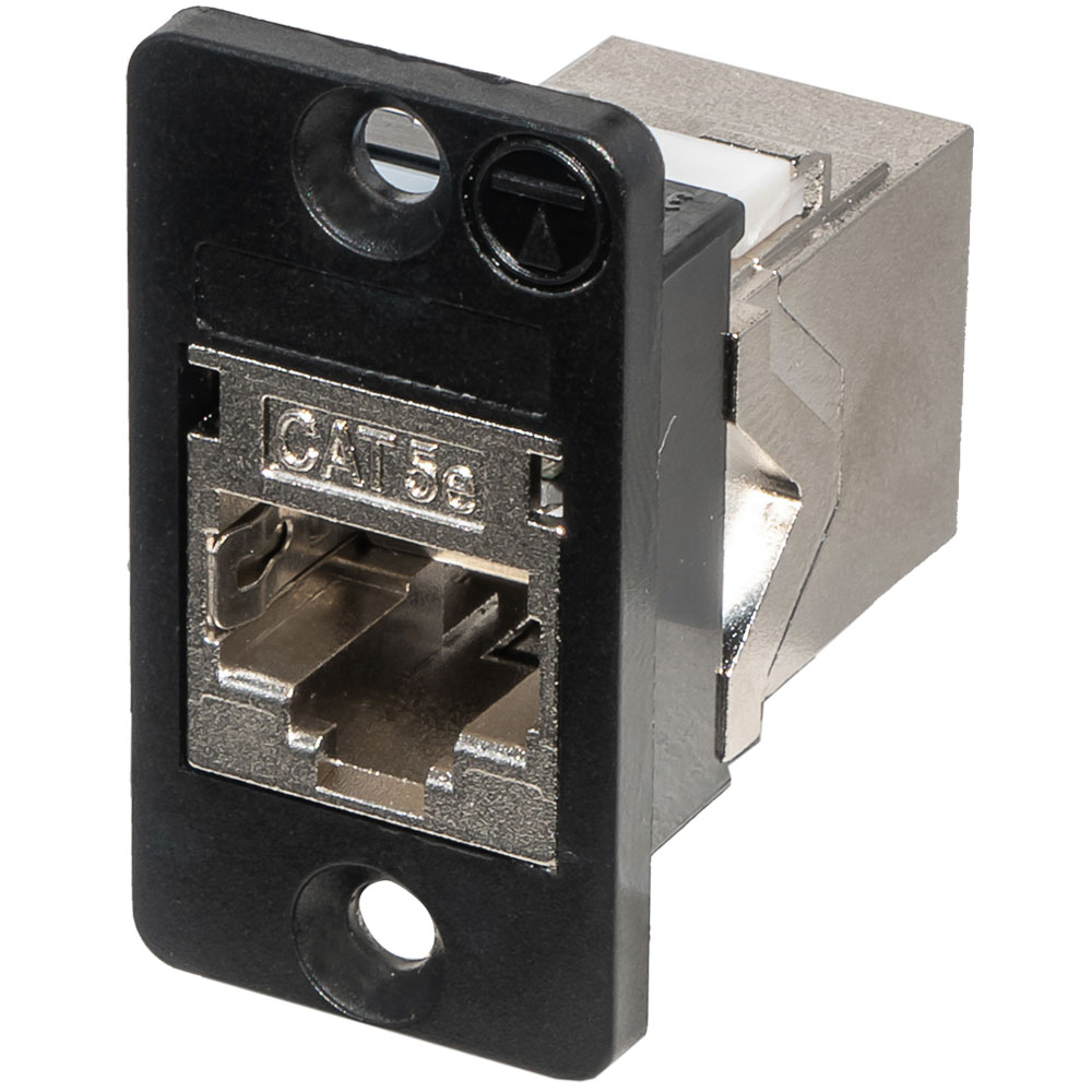 TUK Ltd FACK2SBpm Cat5e F2F Low Profile Panel Mount Shielded Coupler ...