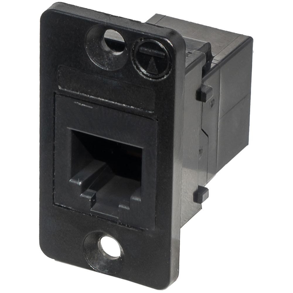 TUK Ltd KCK66Bpm RJ12 6p6c Low Profile Panel Mount Coupler | Rapid Online