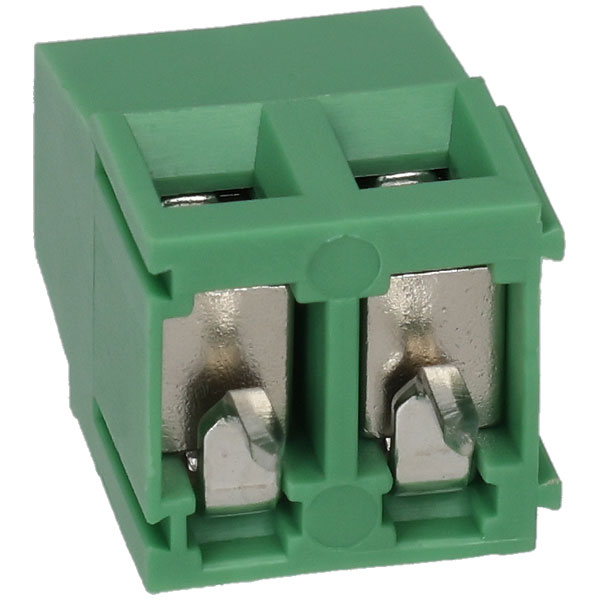 IMO 21.350M/2-E 2 Way 15A 5.08mm PCB Screw Terminal Block | Rapid Online