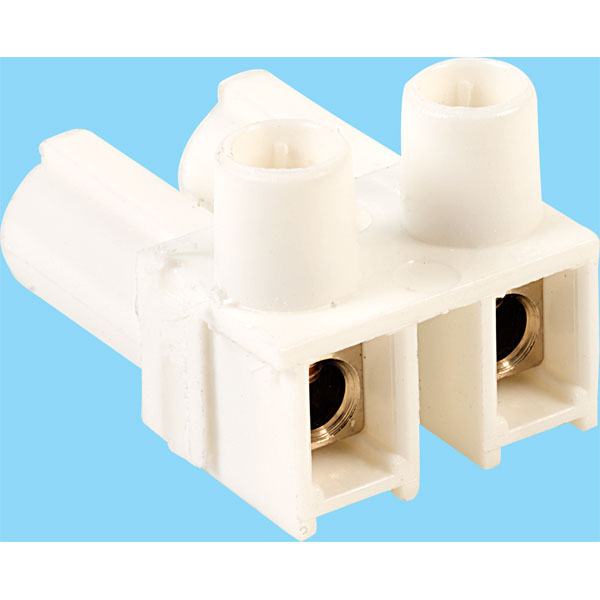 Elkay 1311102 Free Shrouded Terminal Block 2 Way Plug | Rapid Online
