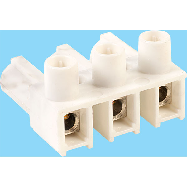 Elkay 1311103 Free Shrouded Terminal Block 3 Way Plug | Rapid Online