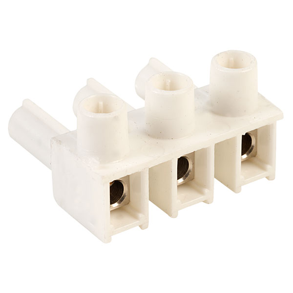 Elkay 1311203 Free Shrouded Terminal Block 3 Way Socket | Rapid Online