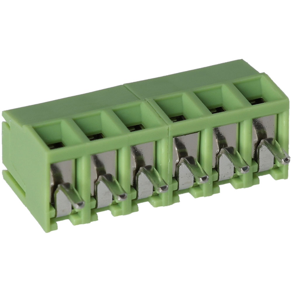 TruConnect 211794 3.5mm 6 Way Low Profile Rising Clamp Terminal Block ...