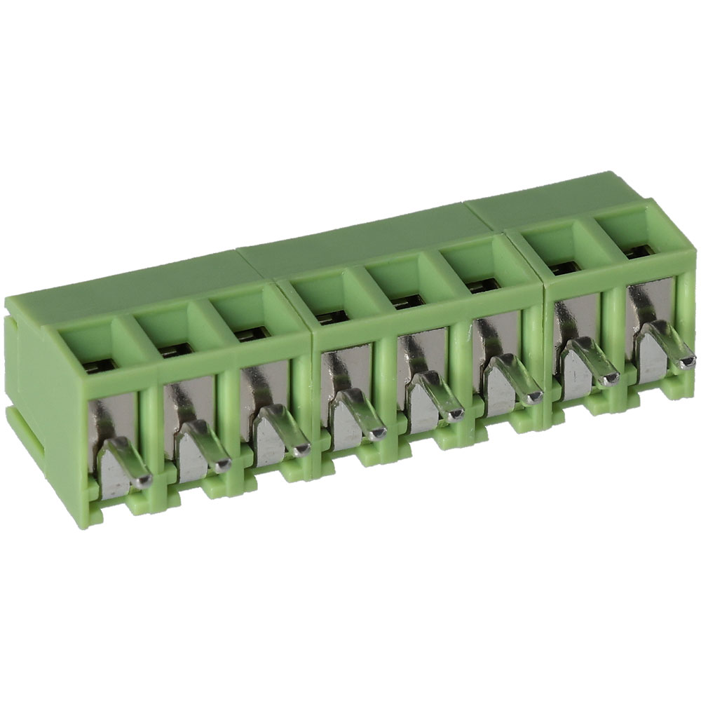 TruConnect 211795 3.5mm 8 Way Low Profile Rising Clamp Terminal Block ...