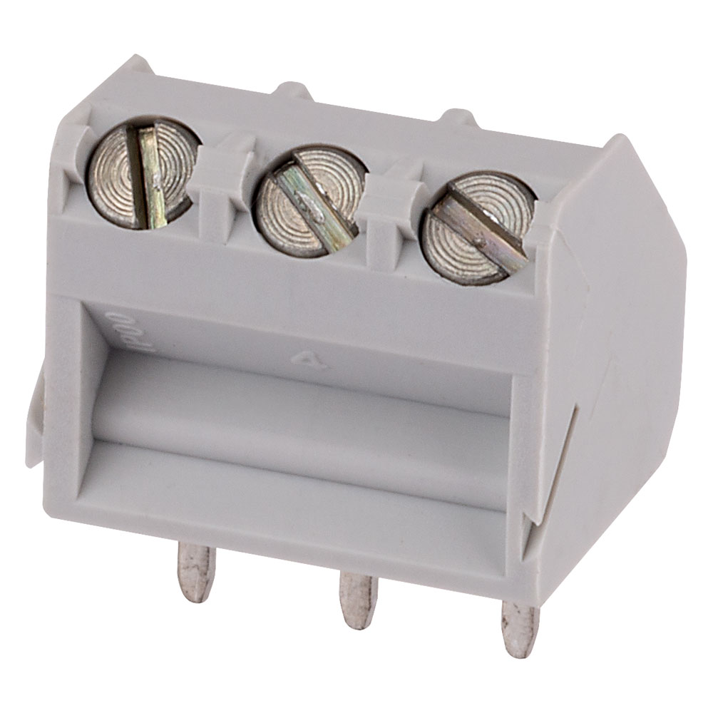 CamdenBoss CTB3000/3 3 Way 24A Low Profile 45° Terminal Block 5mm Pitch ...