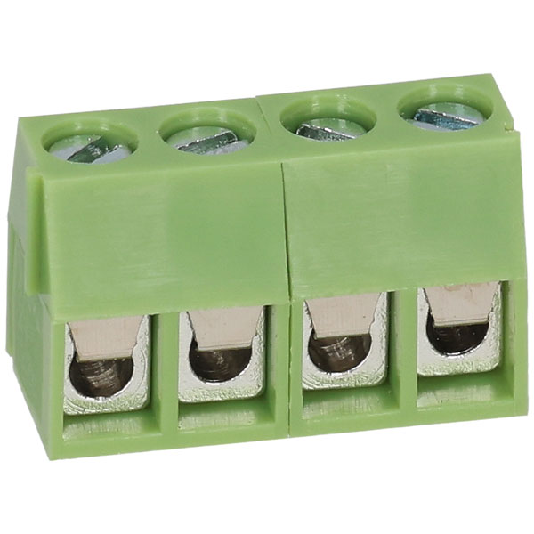 TruConnect 213913 3.5mm Low Profile 90 Degree 4 Way Terminal Block ...