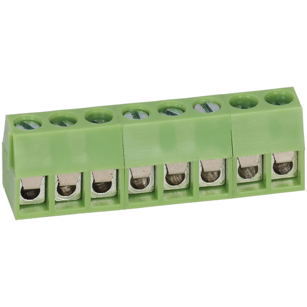 TruConnect 213917 3.5mm Low Profile 90 Degree 8 Way Terminal Block ...