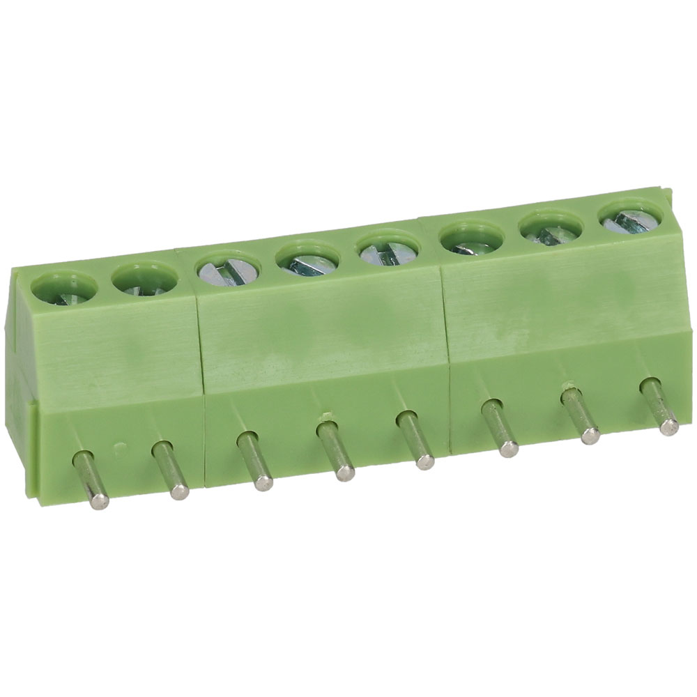 TruConnect 213917 3.5mm Low Profile 90 Degree 8 Way Terminal Block ...