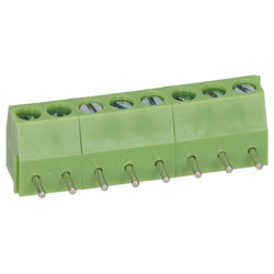 TruConnect 213917 3.5mm Low Profile 90 Degree 8 Way Terminal Block ...