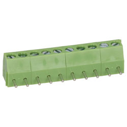TruConnect 213919 3.5mm Low Profile 90 Degree 10 Way Terminal Block | Rapid Online