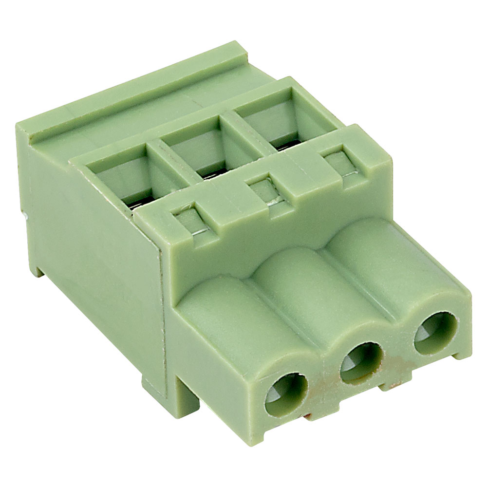 TruConnect 5mm Female Pluggable Vertical 3 Way Terminal Block | Rapid ...