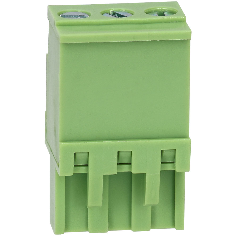 TruConnect 5.08mm Female Pluggable Vertical 3 Way Terminal Block ...
