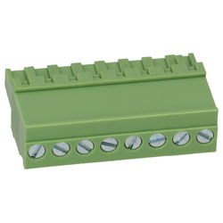 TruConnect 215366 5.08mm Female Pluggable Vertical 8 Way Terminal Block ...