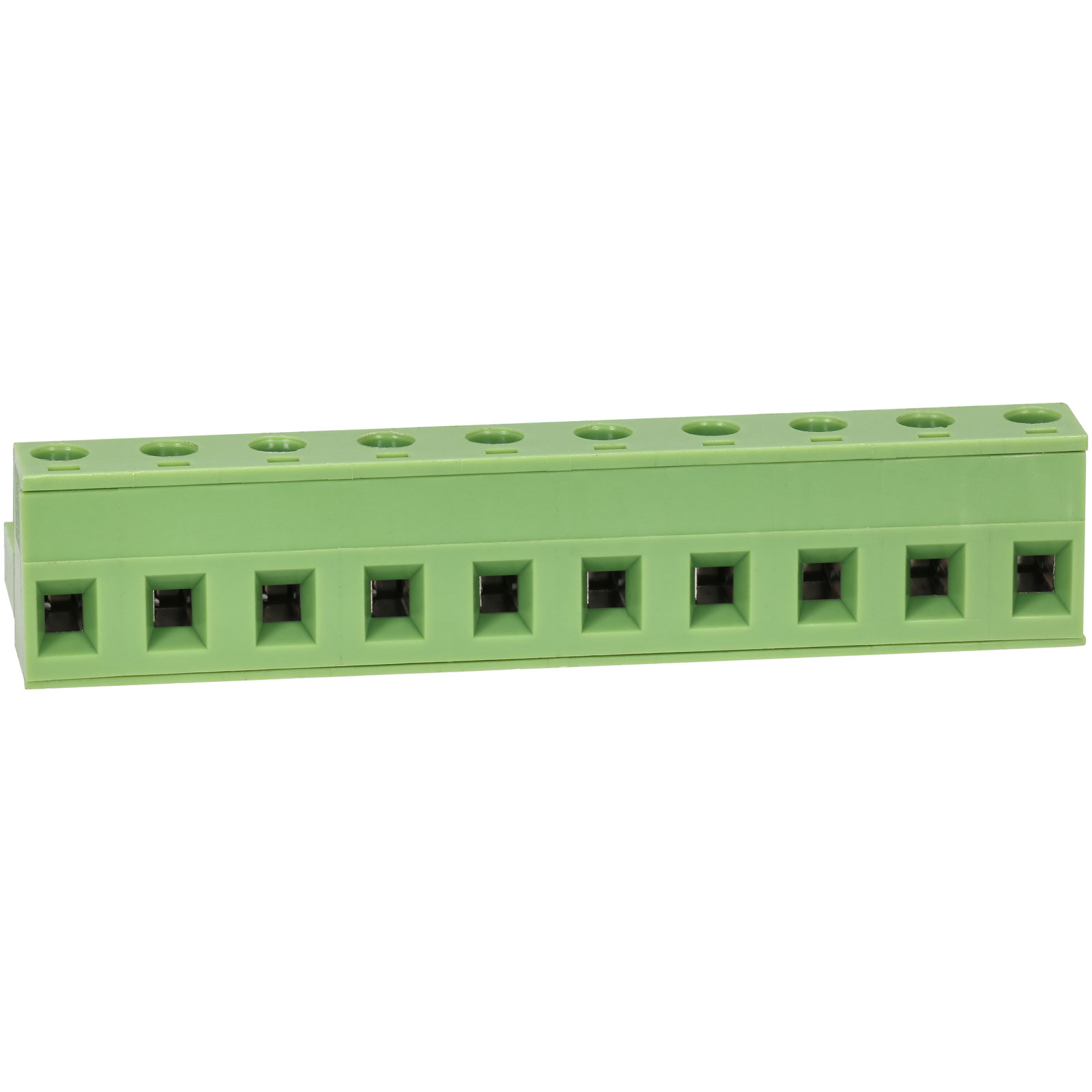 TruConnect 7.5mm Female Pluggable Horizontal 10 Way Terminal Block ...