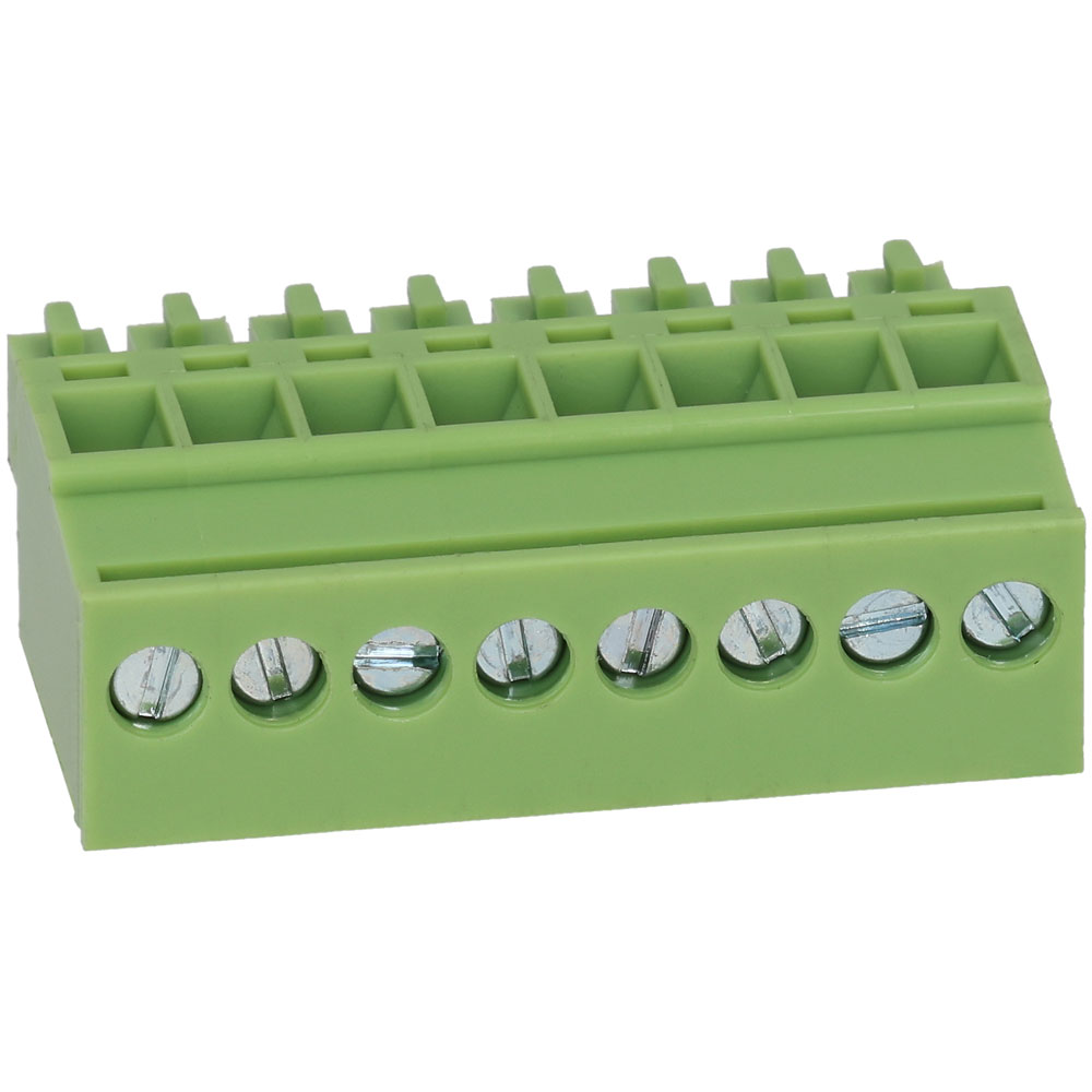 TruConnect 215382 3.5mm Female Pluggable Vertical 8 Way Terminal Block ...