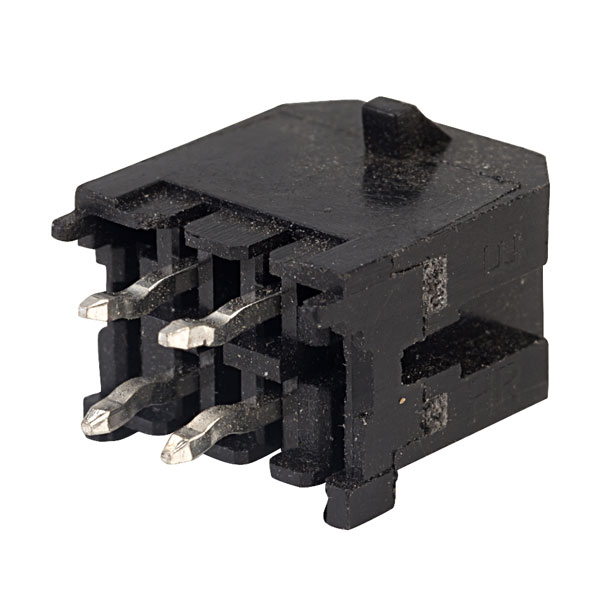 TruConnect C3030WV-F-2X02P, 43045-0412 4 Way Microfit Vertical Header ...