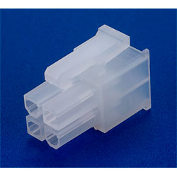 Molex 39-01-2040 4 Way Mini-fit Free Receptacle | Rapid Online
