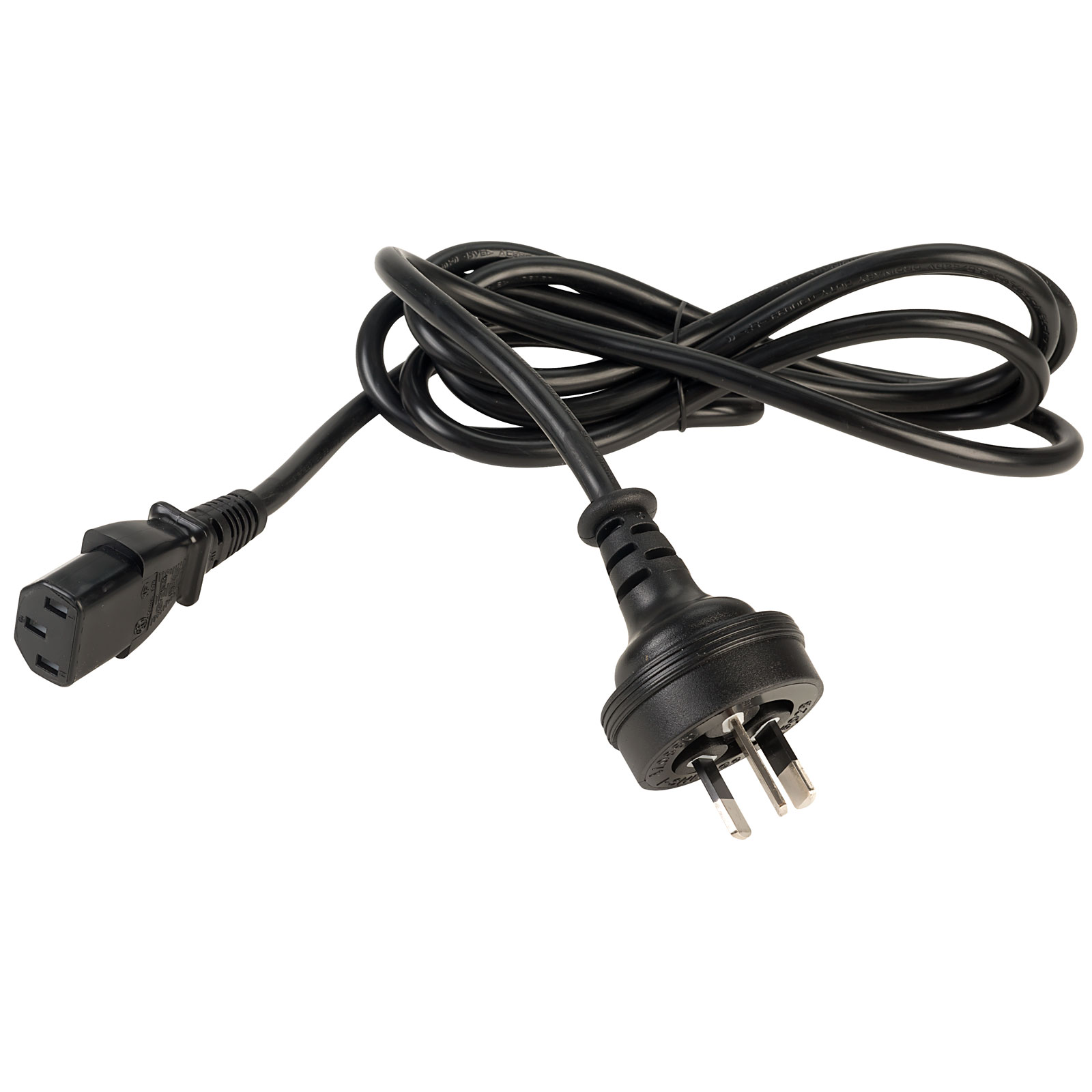 TruConnect Australian 2m Black Cordset | Rapid Online