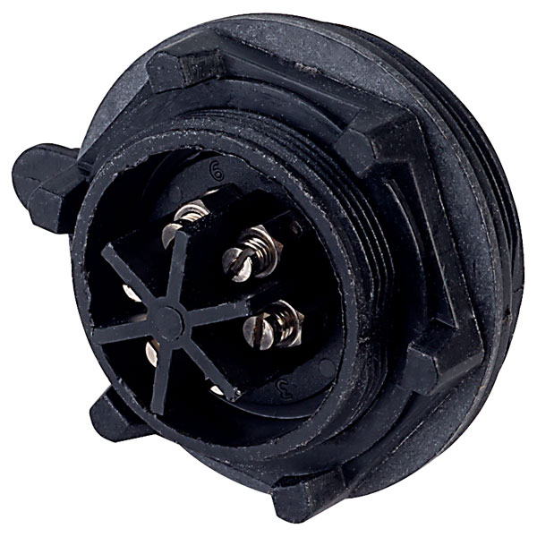 Bulgin PX0738S Buccaneer Panel Socket 6 Pole | Rapid Online