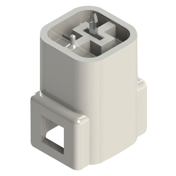 EDAC 572-001-420-101 Board Mount 1 Pin Plug White | Rapid Electronics