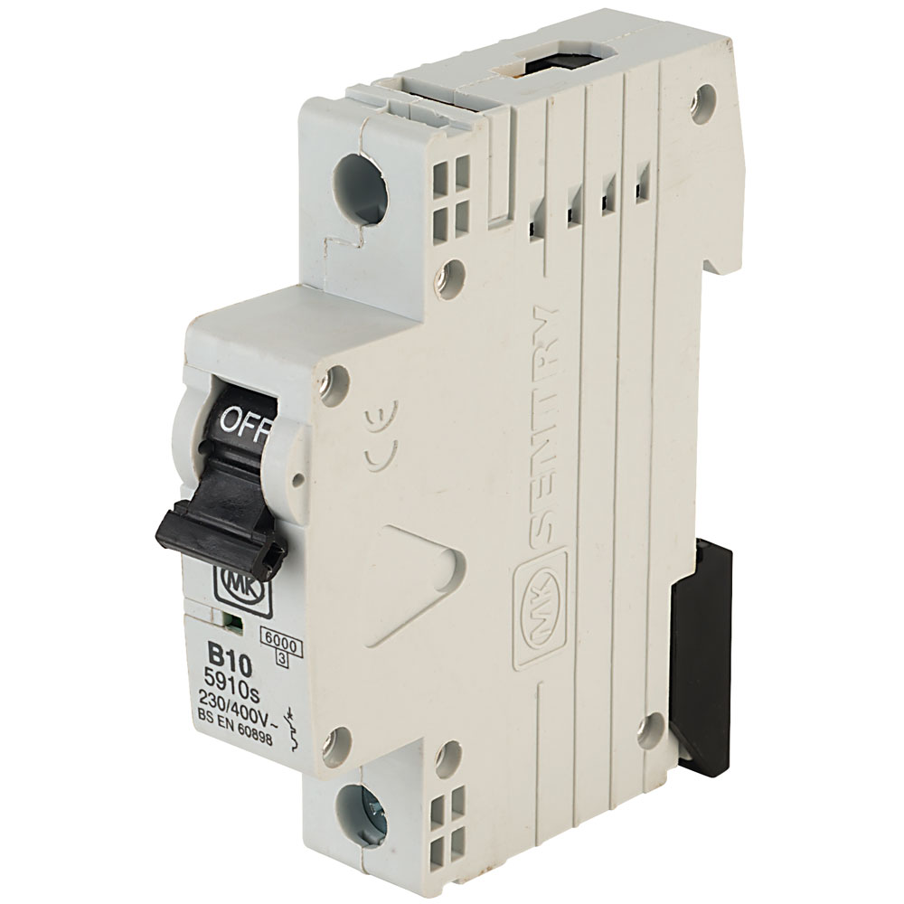 MK 5910S 10A Single Pole Mcb 6kA Type B | Rapid Electronics