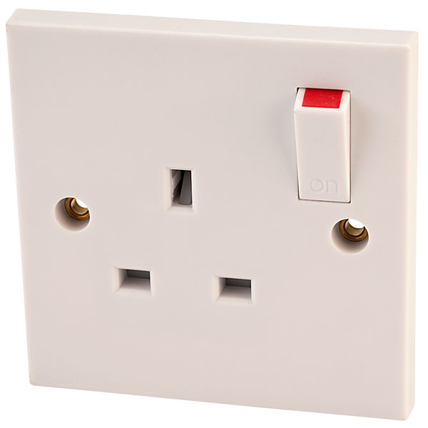 RVFM 13A Single Socket Switched Outlet | Rapid Electronics