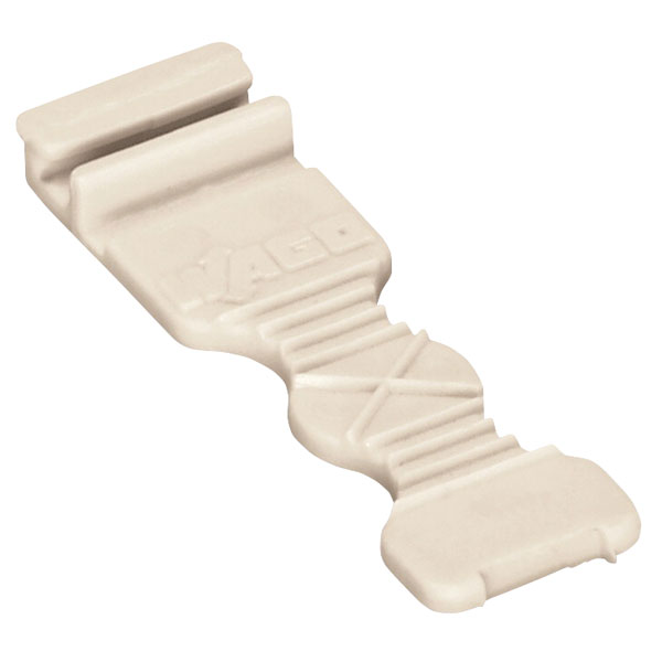 WAGO 734-127 Strain Relief Plate 6mm Wide Grey | Rapid Electronics