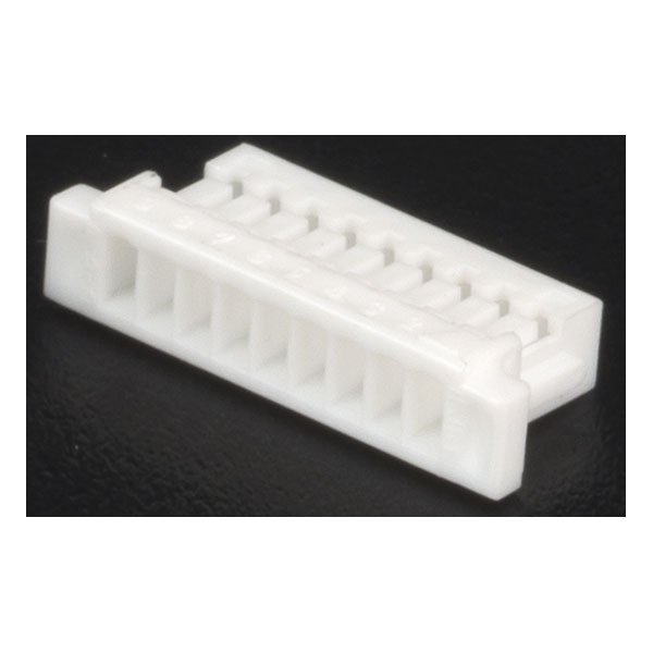 JST SHR-09V-S-B 9 Way Housing SH Series P1.0mm | Rapid Electronics