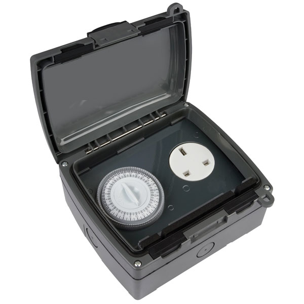 Timeguard WXT203 Weathersafe Extreme 2 Gang 13A Timer & Skt | Rapid ...