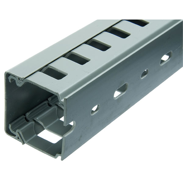 ABB 05045 Slotted Trunking 40mmX40mm 2 Metres | Rapid Electronics