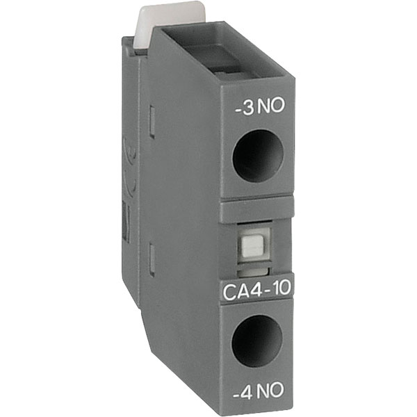 ABB CA4-04E 4-pole Auxiliary Contact Block | Rapid Online